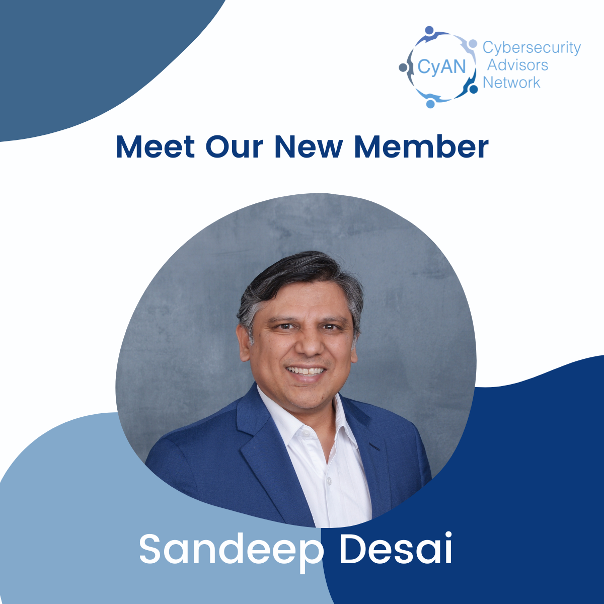 Please welcome our newest member from the United States, Sandeep Desai ...
